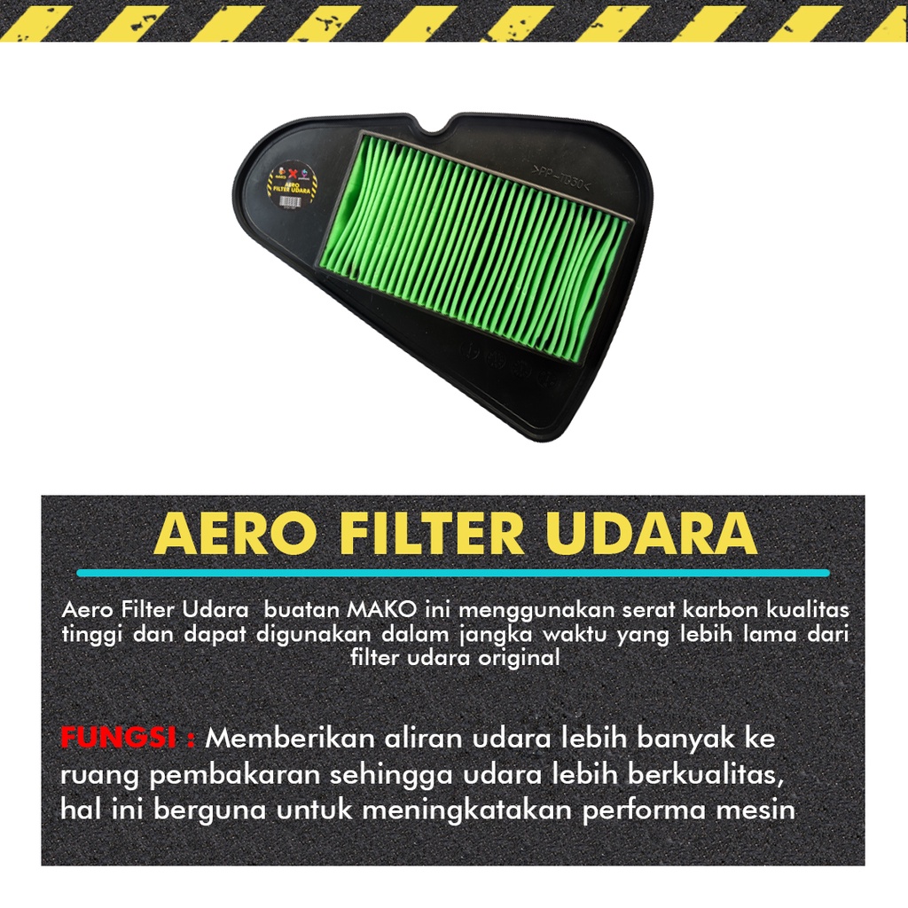 Jual AERO FILTER UDARA made by MAKO @ngobrolrodaduaid - untuk semua ...