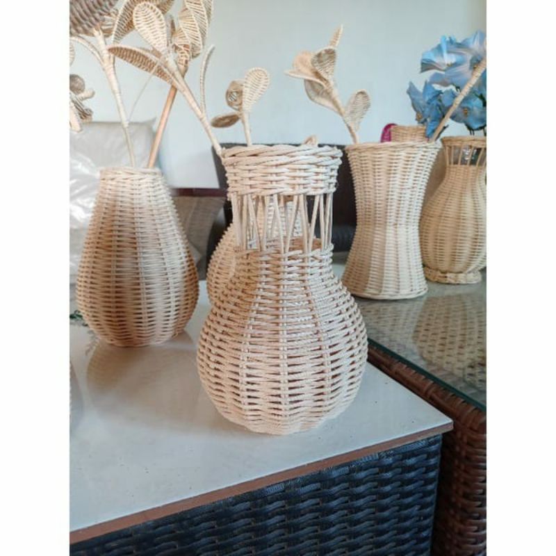 Jual Vas Bunga Rotan Cantik | Shopee Indonesia