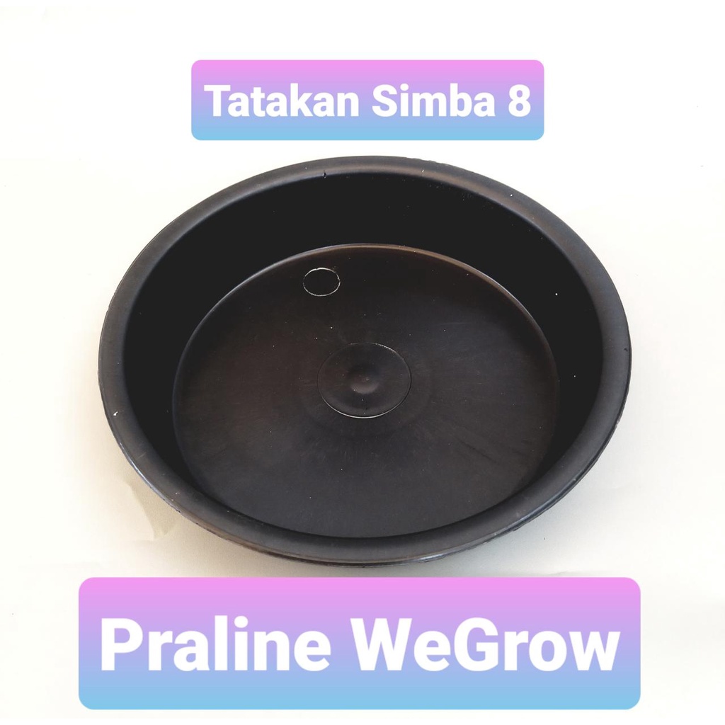Jual Tatakan Pot Bunga Tanaman Simba no 8 Hitam Plastik 20 CM | Shopee ...