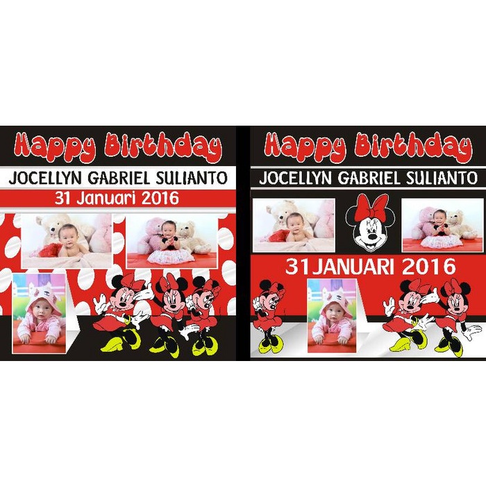 Jual Backdrop- Backdrop/Banner Ultah Anak Tema Kartun -Backdrop ...