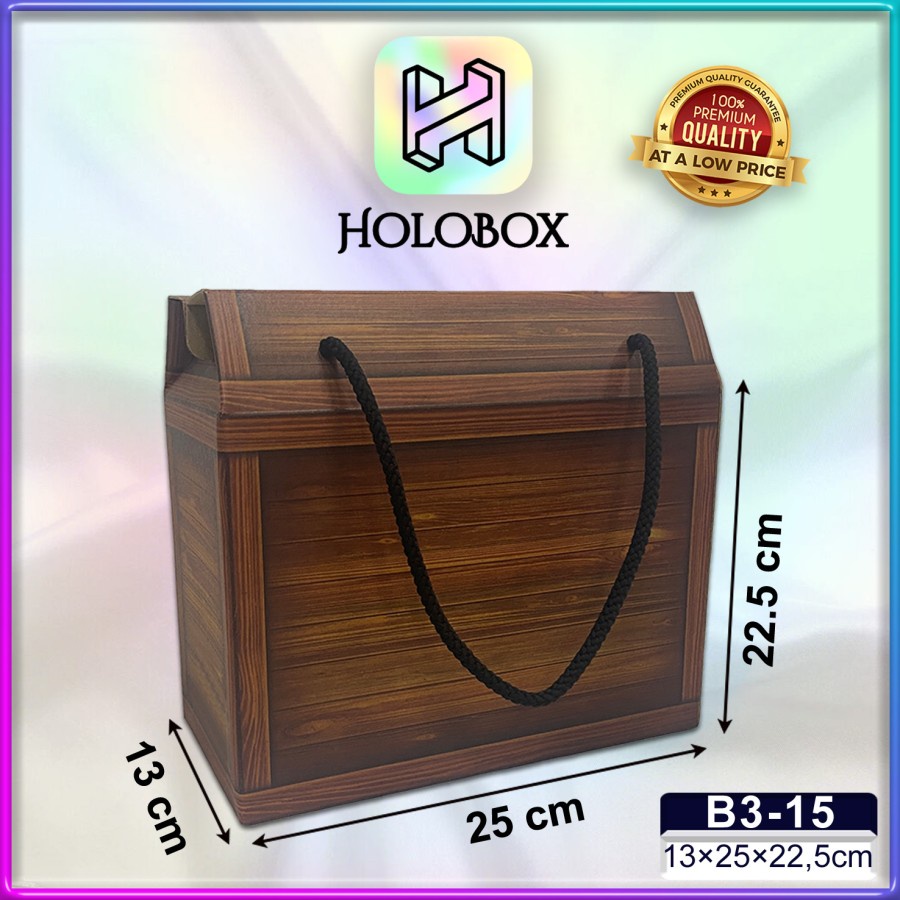 Jual Box Kado / Kotak Packaging / Gift / Hampers Gable Box Uk 25x13x22 ...