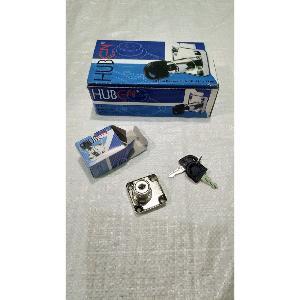 Jual Kunci laci HUBEN - Kunci pintu lemari HUBEN HL 138 22 | Shopee Indonesia