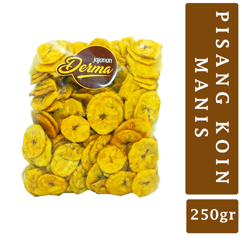 Jual Pisang Koin Manis 250 Gram - Keripik Pisang Koin - Snack Lebaran ...