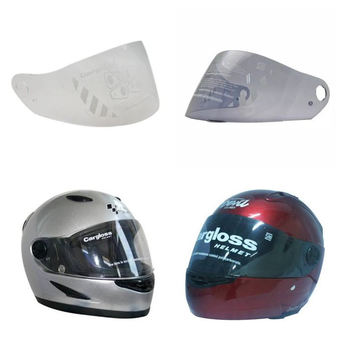Jual KACA HELM- VISOR CARGLOSS RACER- DEVIL- BYSON- YAMAHA SPORT Z- R25 ...