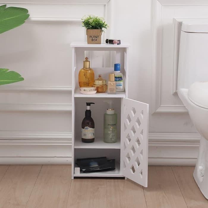 Jual Rak Toilet | Lemari Rak Mini Kamar Mandi Wc Toilet / Rak Sudut Diy ...