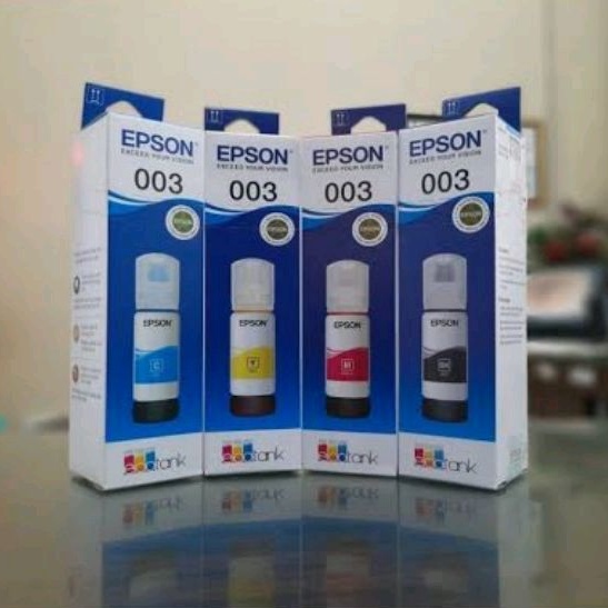 Jual Paket 1 Set Tinta Epson 003 untuk L1110 L3100 L3101 L3110 L3150 L5190 | Shopee Indonesia