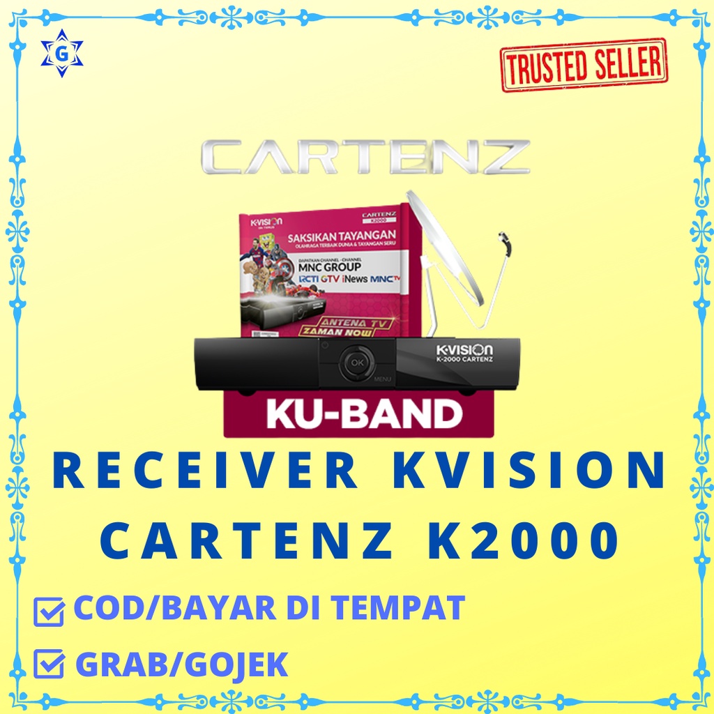 Jual K VISION RECEIVER CARTENZ K2000 | Shopee Indonesia