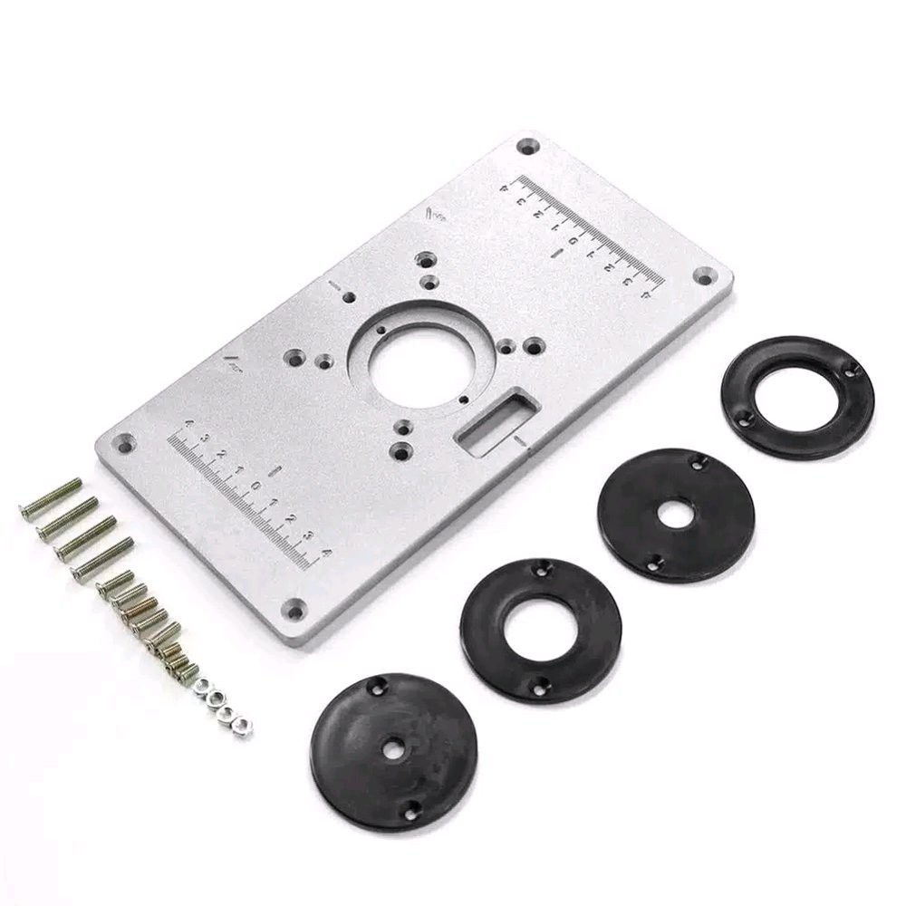 Jual Alat Table Router Insert Plate Adapter Dudukan Mesin Router ...