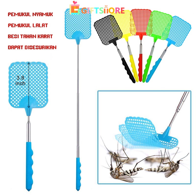 Jual Tepokan Lalat Nyamuk Plastik Pemukul Hewan Serangga Manual Fly ...
