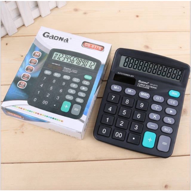 Jual Kalkulator pake Baterai AA Calculator GAONA DS-837S (Beterai Habis ...