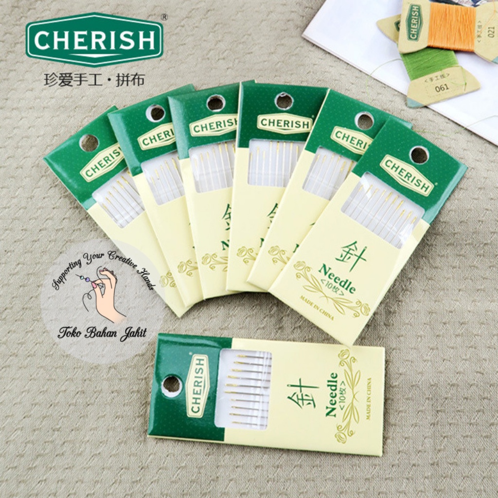 Jual Cherish-Hand Embroidery Needle | Jarum Jahit Tangan | Shopee Indonesia