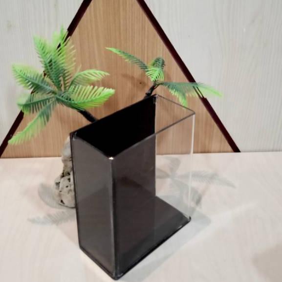 Jual Import Terlaris Soliter Akrilik 10 x 5 x 12 Hitam / soliter Cupang ...