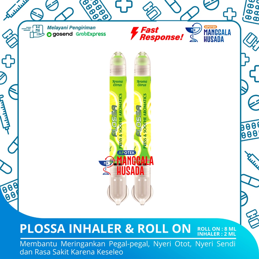 Jual PLOSSA CITRUS ROLL ON + INHALER 10 ML | Shopee Indonesia