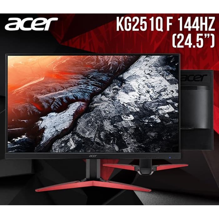 Jual Acer KG251Q F (144hz, 1ms, Zero Frame, 24.5") - Gaming Monitor ...