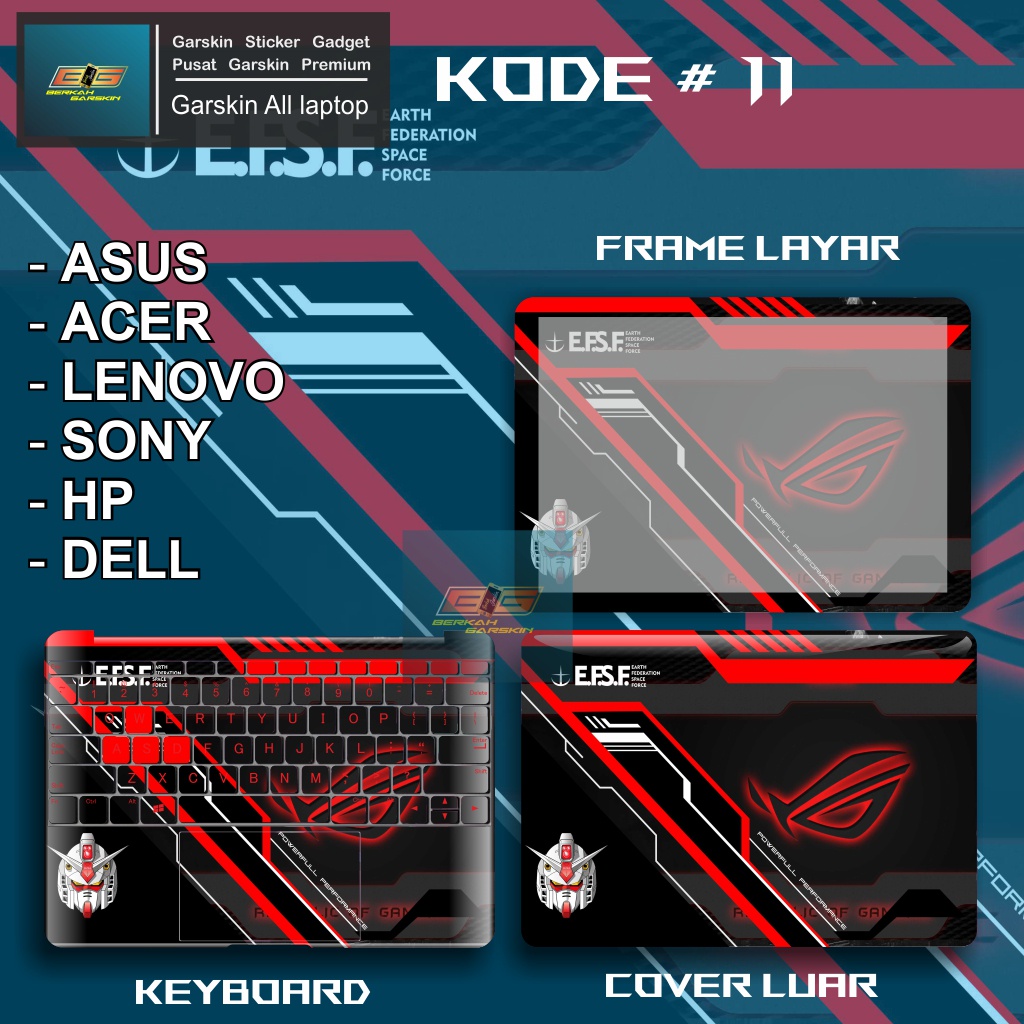 Jual Garskin Stiker Laptop All Series, PM FOR ORDER Free Stiker ...