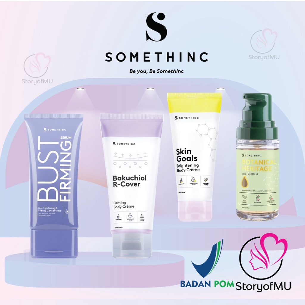 Jual SOMETHINC Body Series - Botanical Heritage Oil Serum - Bust Firming - Bakuchiol R-Cover ...