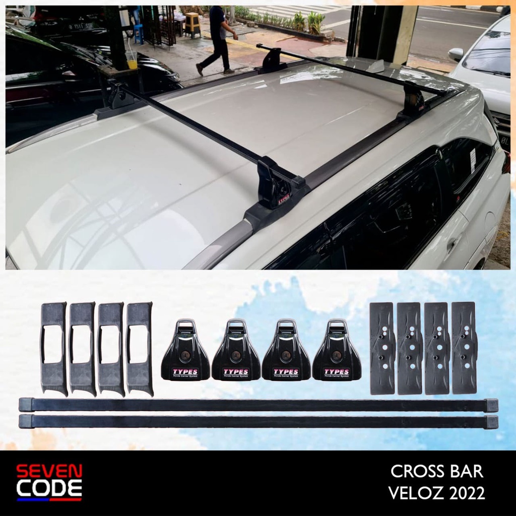 Jual Cross Bar / Crossbar Jepit roofrail All New Avanza 2022 | Shopee ...