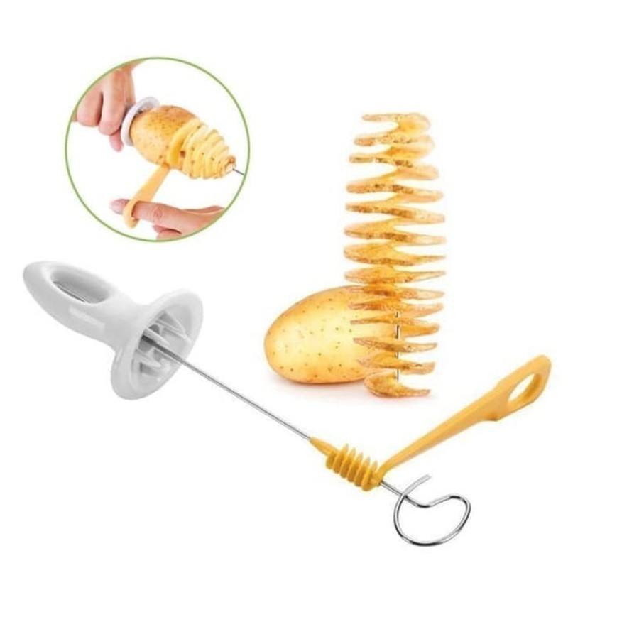 Jual Alat Pemotong Kentang Tornado Korea / Spiral Presto Cutter Slicer ...