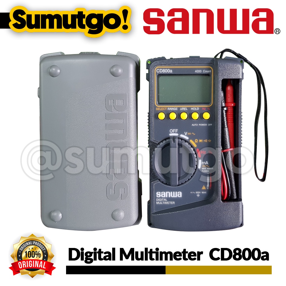 Jual SANWA Digital Multimeter CD800a Multitester CD800 A Avometer CD ...