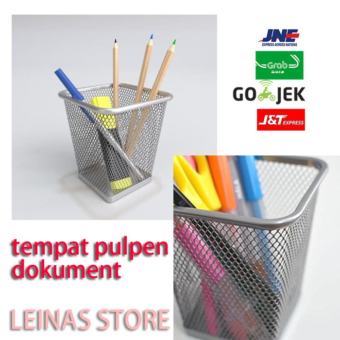 Jual Tempat Pulpen Alat Tulis IKDOK tempat Pensil Pen Bolpen Baja ...