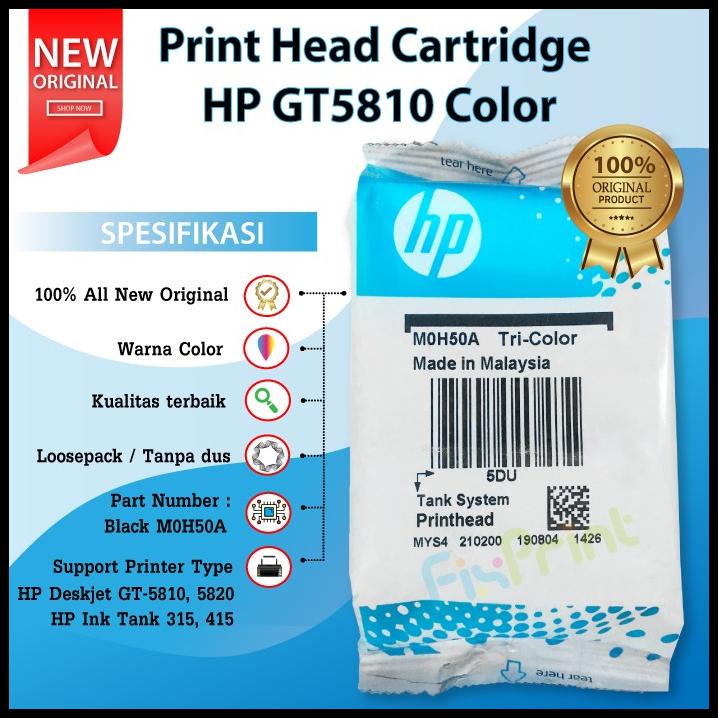 Jual Hp Print Head Moh50A Color Printer Hp Gt5810 Gt5820 Inktank 315 ...