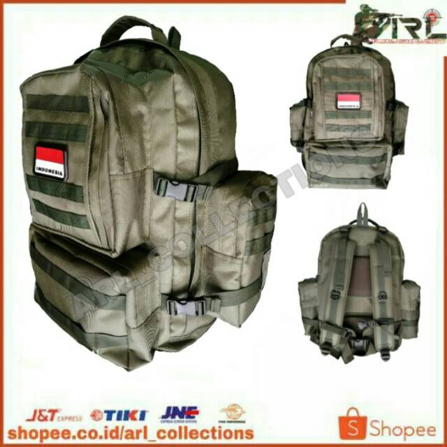 Jual Tas ransel army jumbo tas ransel model medis gultor 60L tas ...
