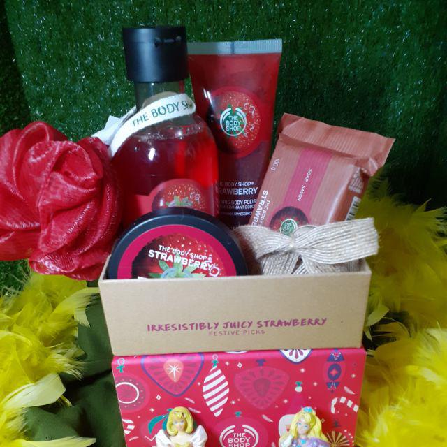 Jual A3 Seserahan nikah the body shop lengkap / the body shop gift set | Shopee Indonesia