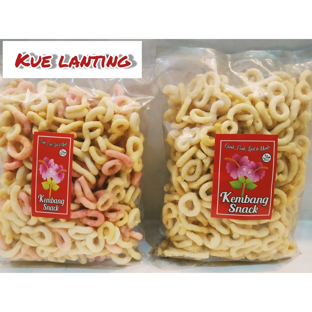 Jual KUE KERING- KUE LANTING ORIGINAL RASA ENAK DAN GURIH KEMASAN 250GR ...