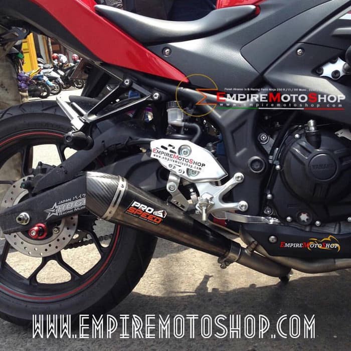 Jual Cuci Gudang Knalpot Prospeed MF Black Yamaha R25 MT25 Fullsystem ...