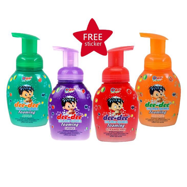 Jual Dee Dee FOAMING BODY WASH SABUN MANDI 225ml BTL PUMP Boss mpasi | Shopee Indonesia