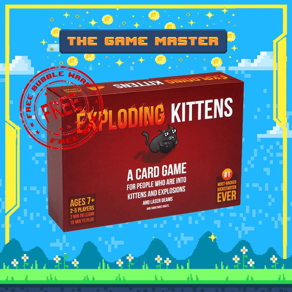 Jual EXPLODING KITTEN Board Card Game EXPLODING NSFW STREAKING KITTEN | Shopee Indonesia