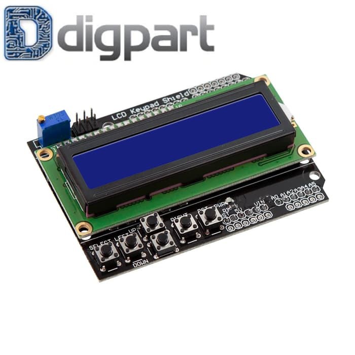 Jual LCD 1602input output expansion board LCD Keypad Shield | Shopee Indonesia