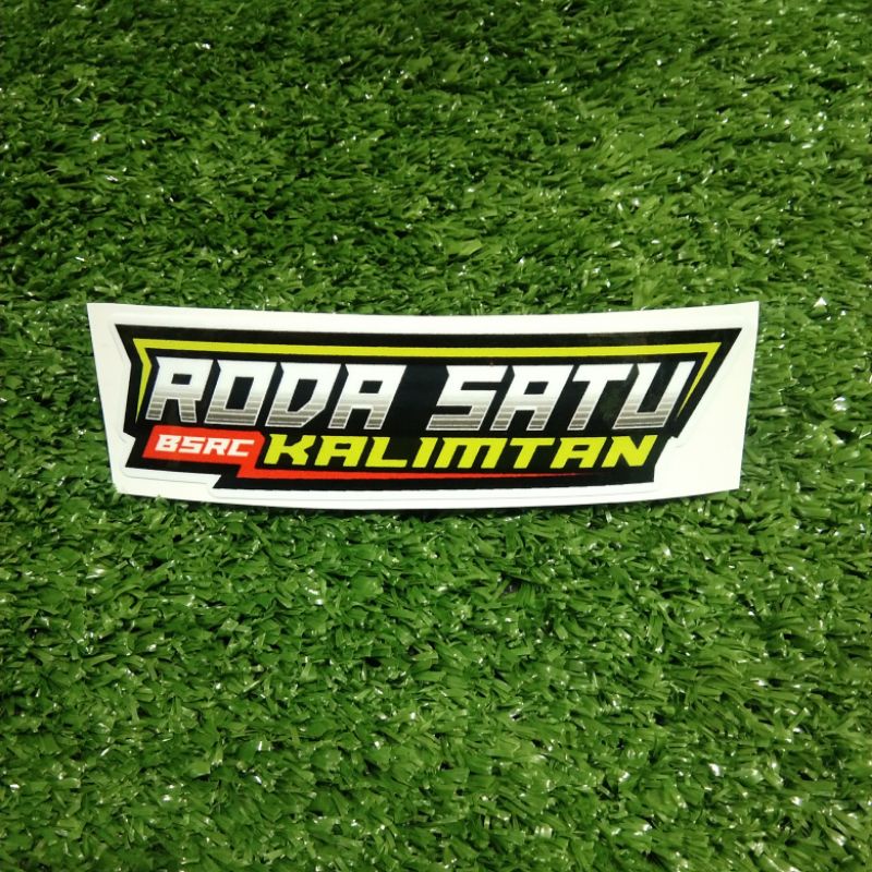 Jual stiker kata2 # sticker Roda Satu kalimantan | Shopee Indonesia