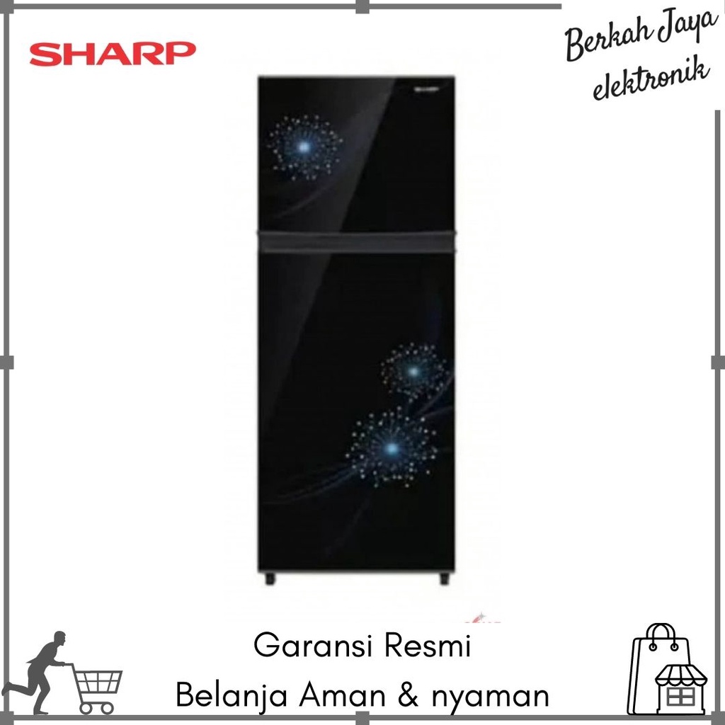 Jual Kulkas Sharp 2 Pintu 256 Liter SJ-317MG-DB/DP | Shopee Indonesia
