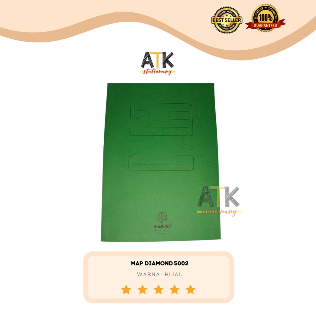 Jual StopMap/ Map Diamond 5002 Folio Map Kertas atk | Shopee Indonesia