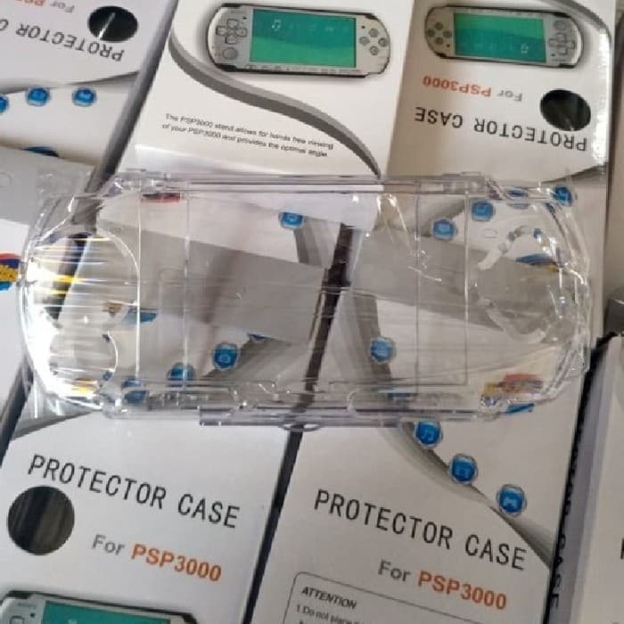 Jual PSP slim 2000 3000 mika crystal case airfoam casing protector ...