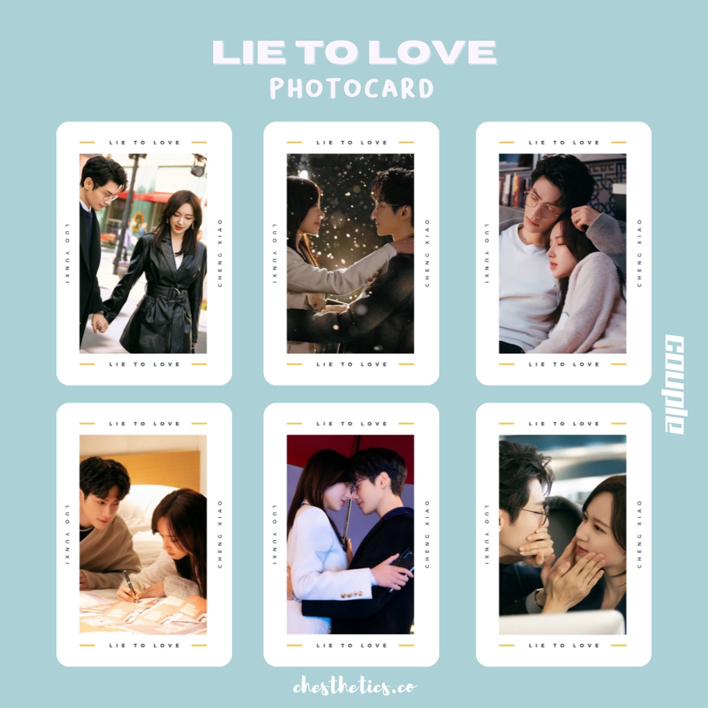 Jual Lie To Love CDrama China Chinese Drama Photocard Aktor Leo Luo Yunxi Cheng Xiao | Shopee ...