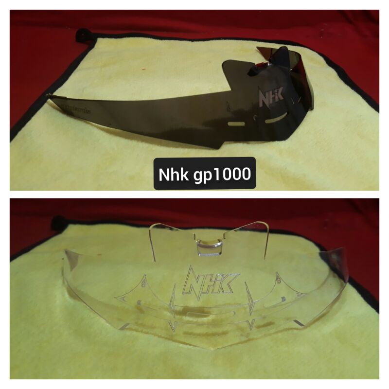 Jual spoiler nhk gp1000/spoiler helm nhk gp1000/spoiler gp1000 2mm | Shopee Indonesia