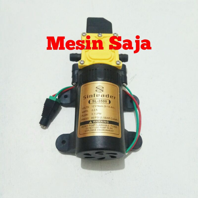 Jual ☋ Pompa air mini DC Alat semprot spray cuci steam motor AC siram ...