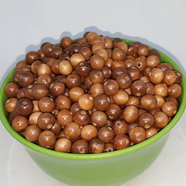 Jual Butiran Kayu Stigi 8mm Untuk Gelang / Tasbih (Perbutir) | Shopee ...