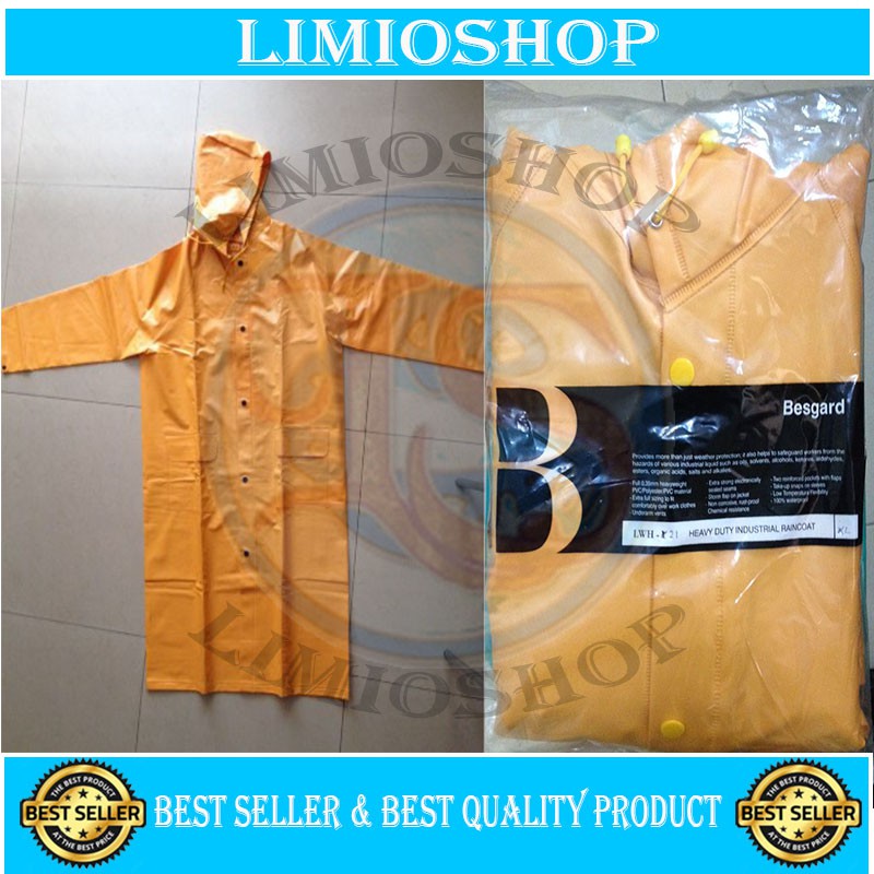 Jual MANTEL JAS HUJAN PVC TEBAL / RAINCOAT MANTEL SAFETY / RAIN COAT ...