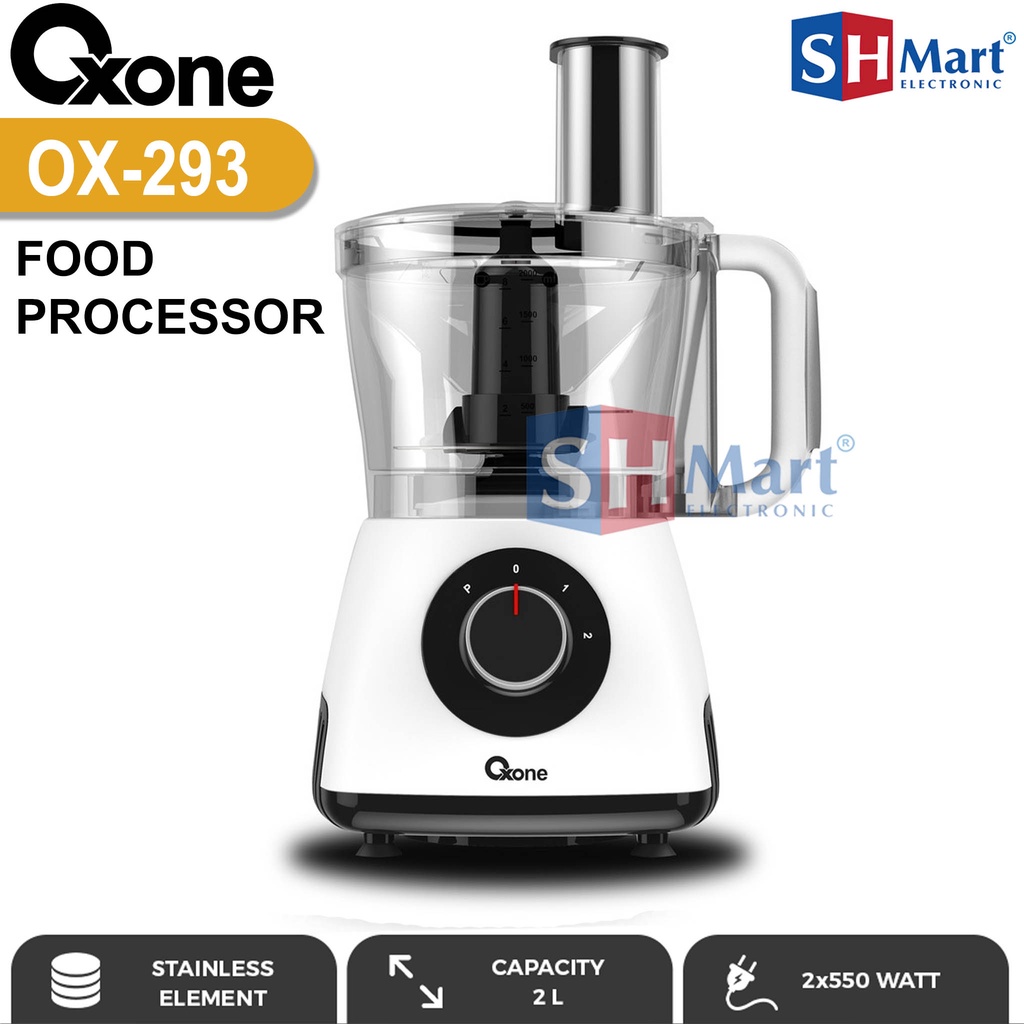 Jual FOOD PROCESSOR OXONE OX-293 KAPASITAS 2 LITER PENCACAH BUMBU SERBAGUNA OX293 GARANSI RESMI ...
