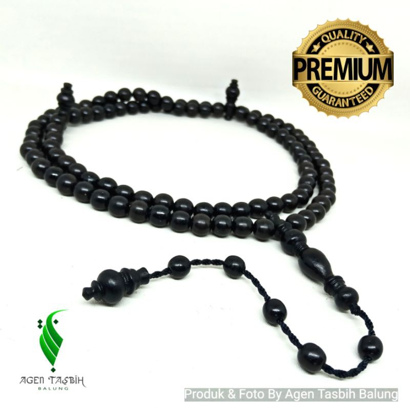 Jual Tasbih Kayu Galih Kelor Hitam/Kayu Hitam Asli, ORIGINAL | Shopee ...