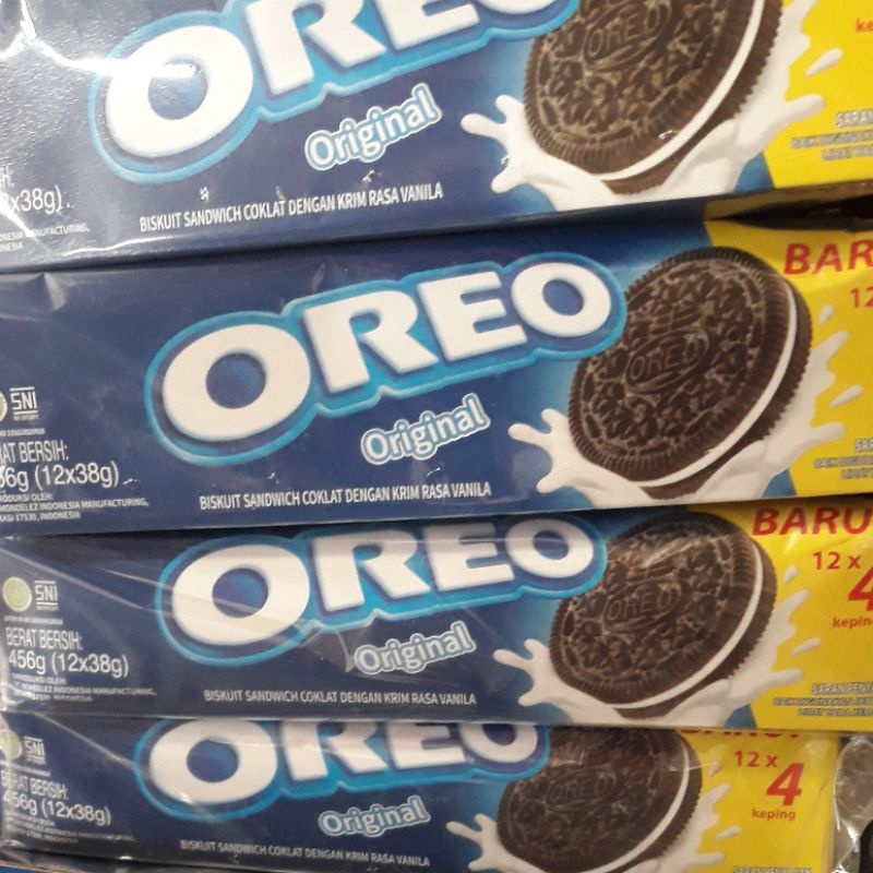 Jual Oreo Box Vanilla Vanila Original Isi 12 Pack Pcs Sachet 12Pack ...