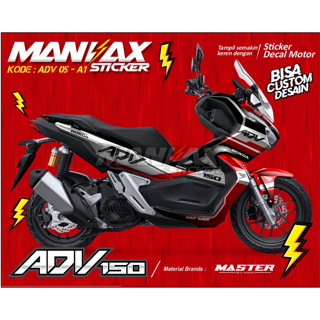 Jual NEW DECAL STIKER ADV 150 FULL BODY ADV 150 - DECAL HONDA ADV ...