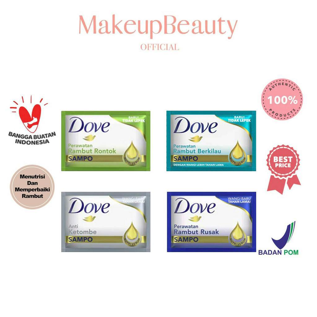 Jual DOVE Shampoo Nutri Serum Sachet - Perawatan Rambut Rusak | Anti ...