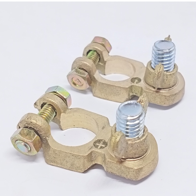 Jual Klem Accu Aki Kuningan Kepala Aki Accu Besar & Kecil RRT Klem Pool ...