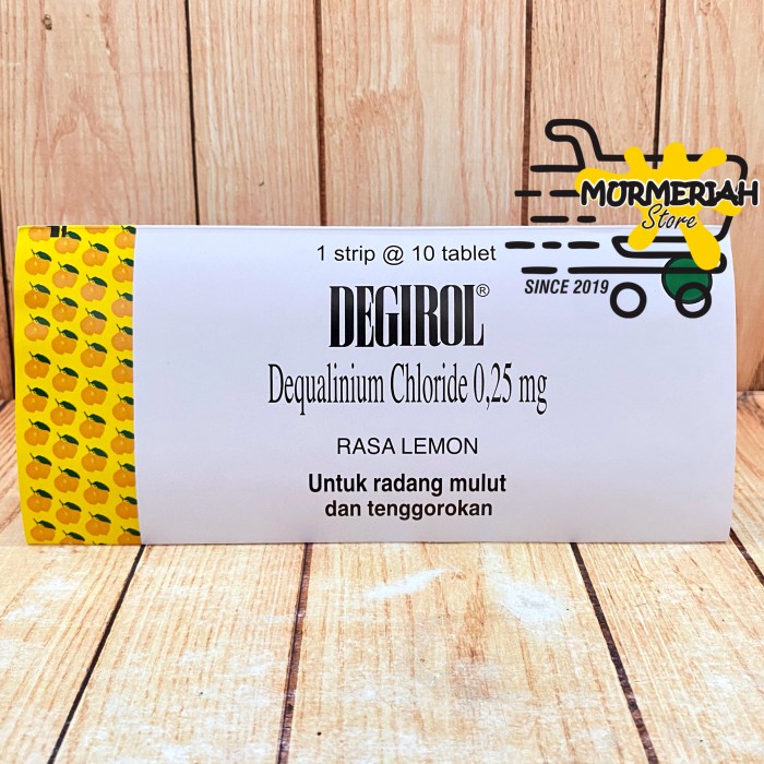 Jual DEGIROL Strip 10 tablet-Untuk Radang Mulut & tenggorokan | Shopee ...