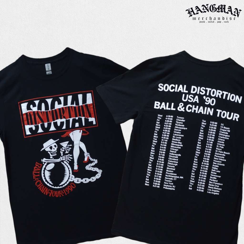 Jual Tshirt/Kaos Band Social Distortion - Tour Official | Shopee Indonesia