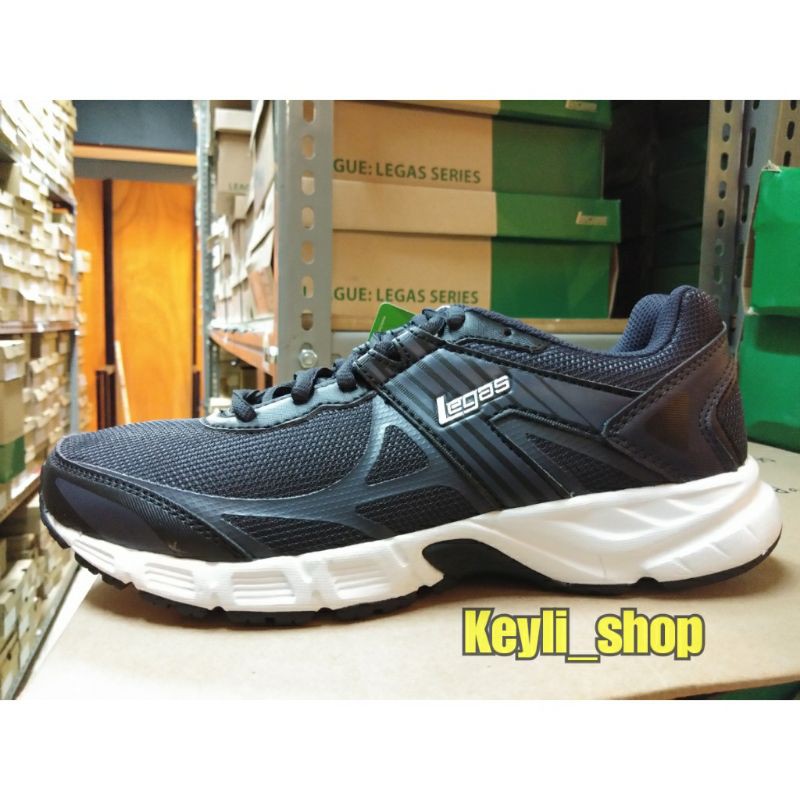 Jual Sepatu League Legas Iron LA M Grey Running Shoes Cowo Sneakers ...